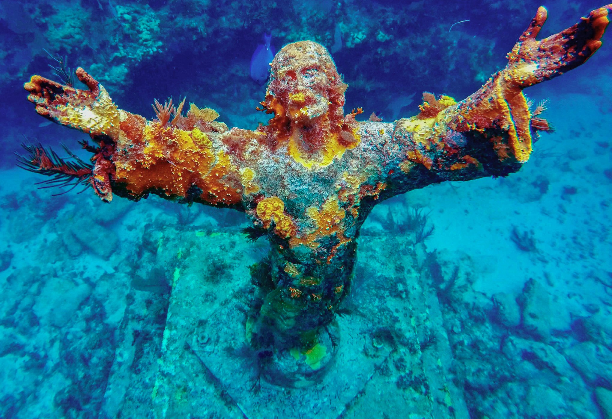 Statue of Christ in Key Largo, Florida | Key Largo Snorkel Tours